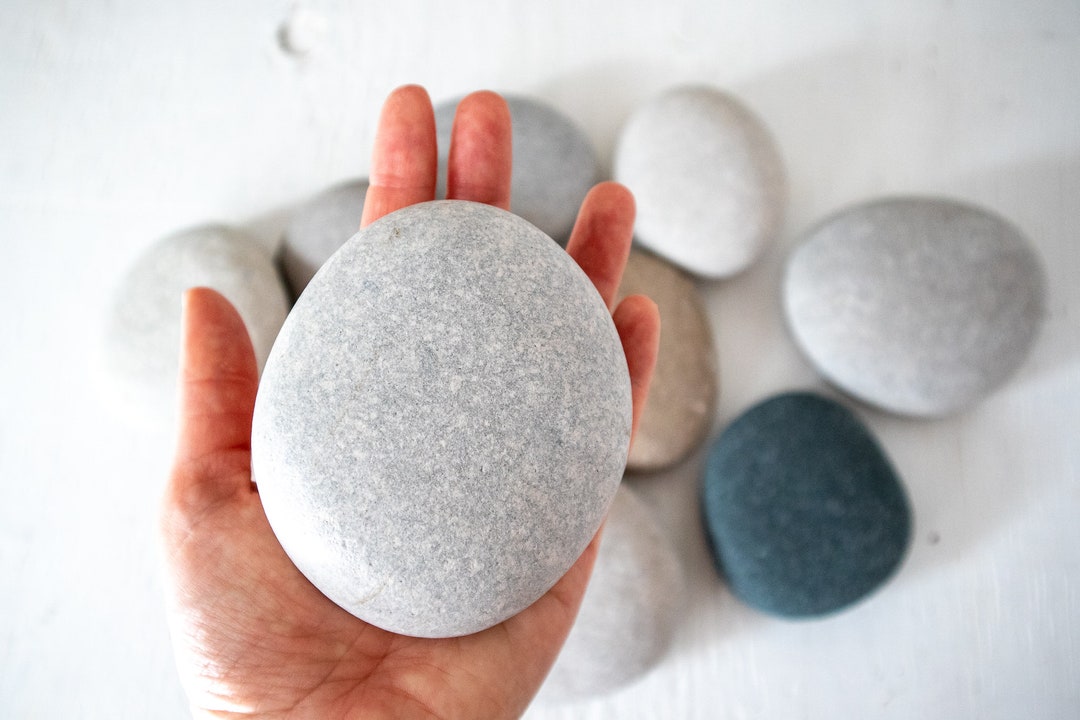 Extra Large Smooth Rocks (10), Beach Stones, Nature Crafts, Rocks for ...