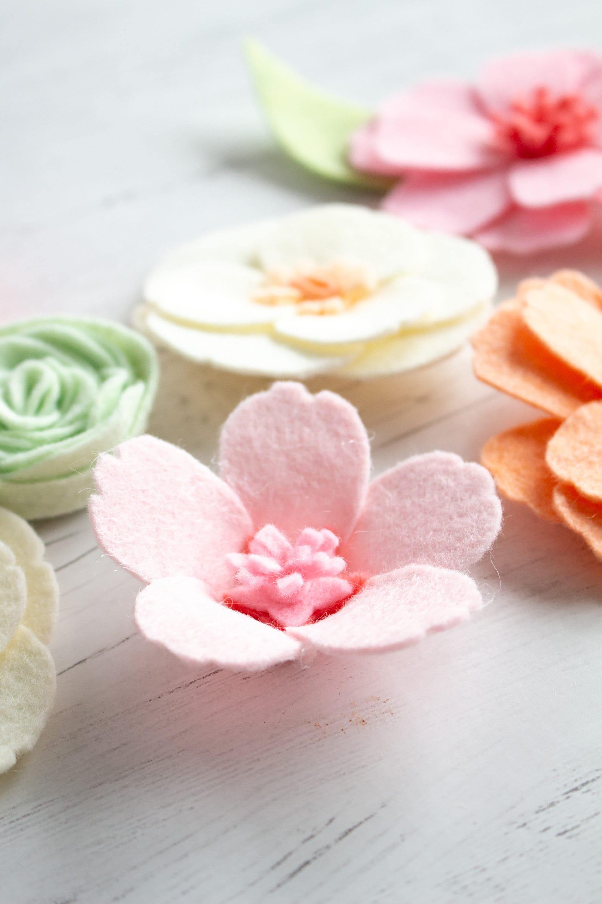 Felt Flower PATTERNS Template 5 No-sew Felt or Paper Flowers - Etsy