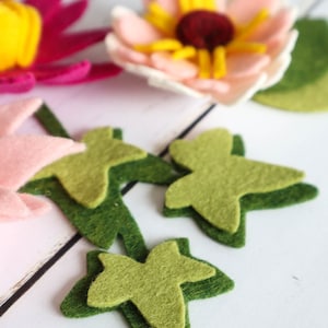 Felt Leaf PATTERNS Template; 10 No-sew Felt or Paper Foliage; Pattern ...