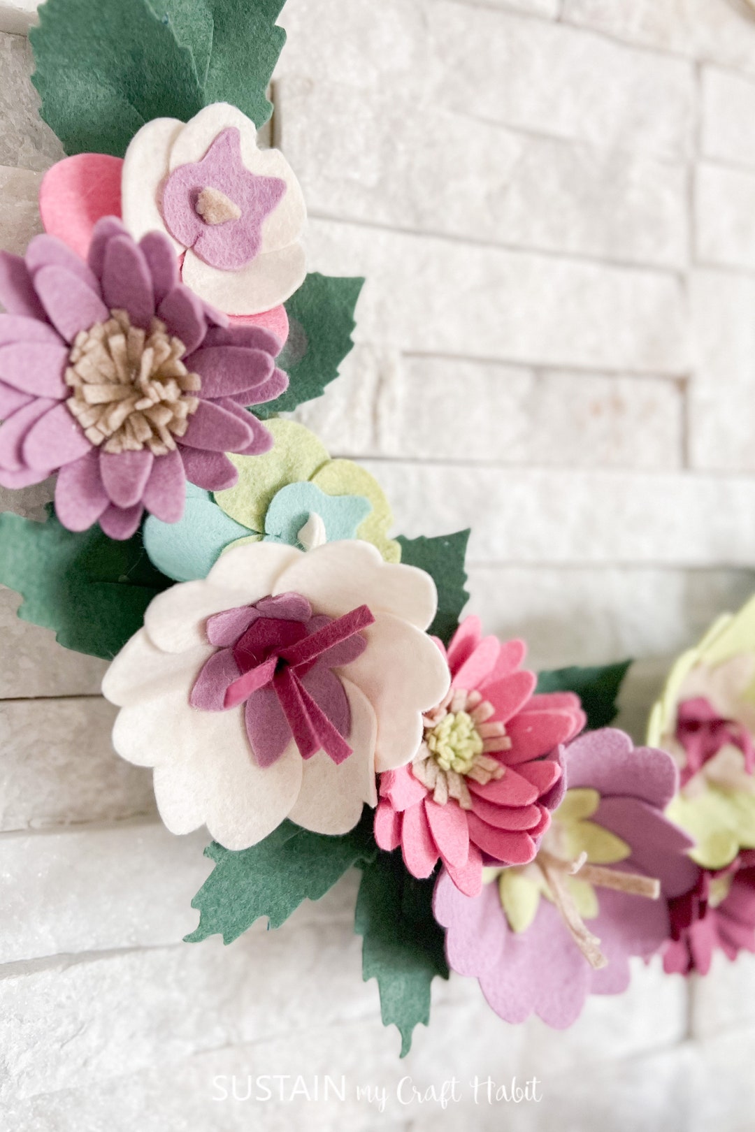 Felt Flower Patterns | Set of 3 | Crafting With Felt Sheets | Printable ...