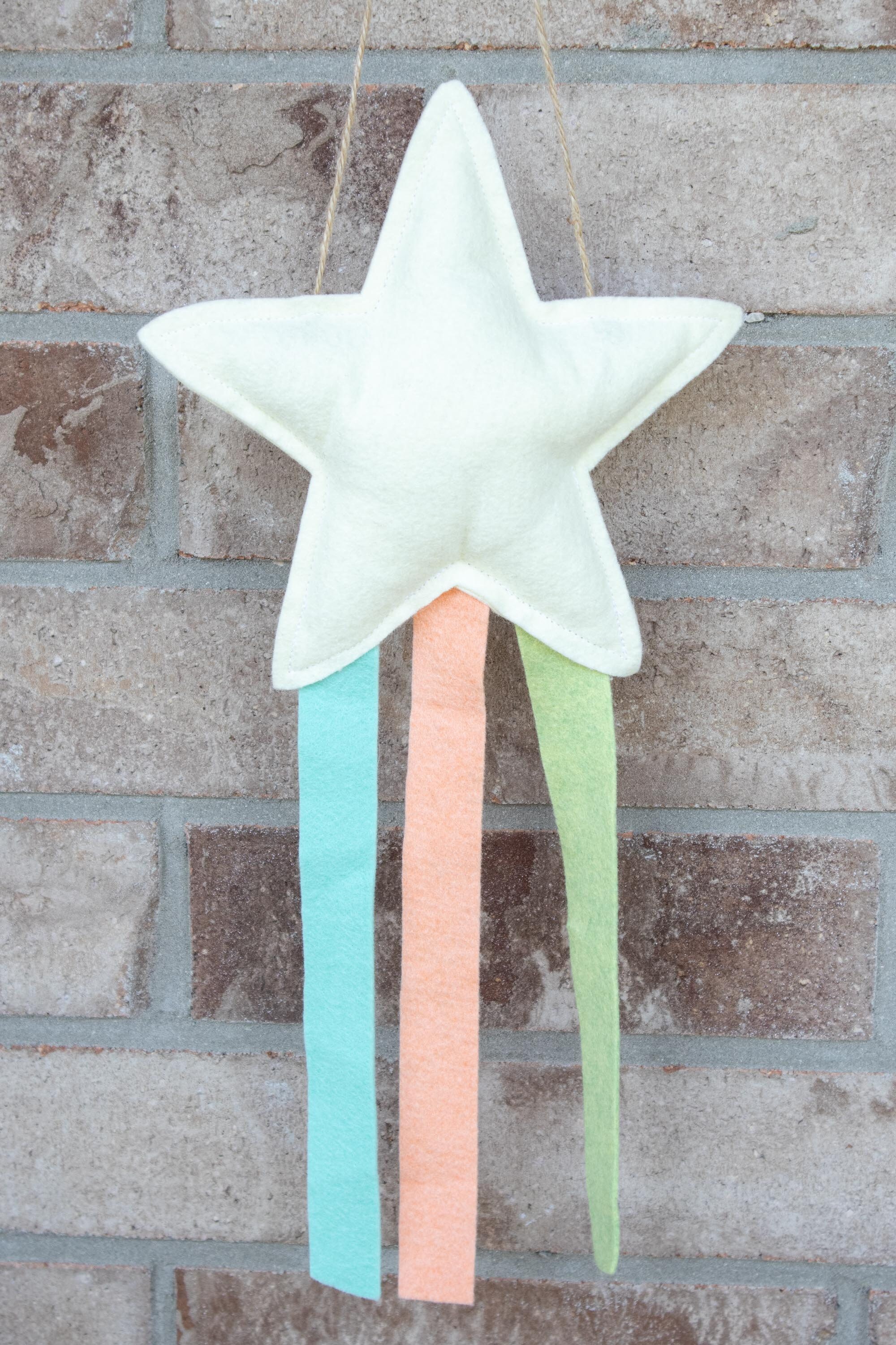 Felt Star Wall Hanging; SVG PDF Digital Cut File; Printable Sewing ...