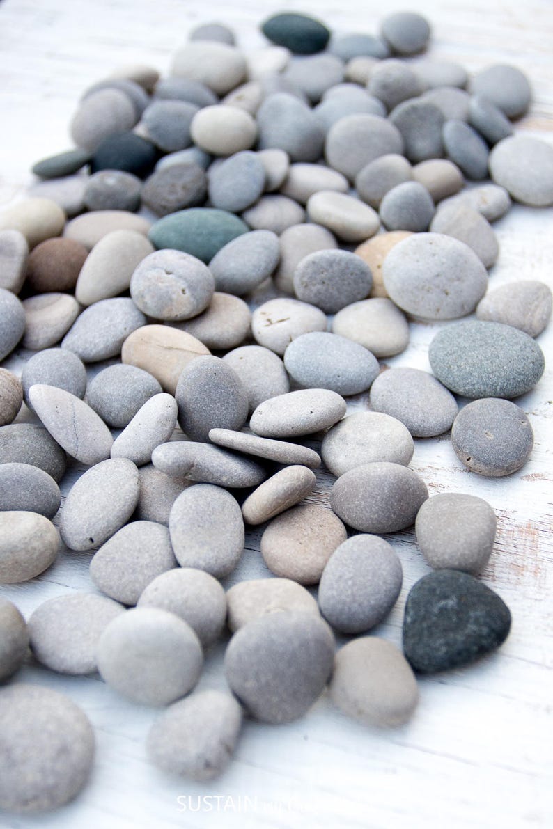 Small Beach Pebbles 150 Bulk Stones Nature Crafts Rock - Etsy