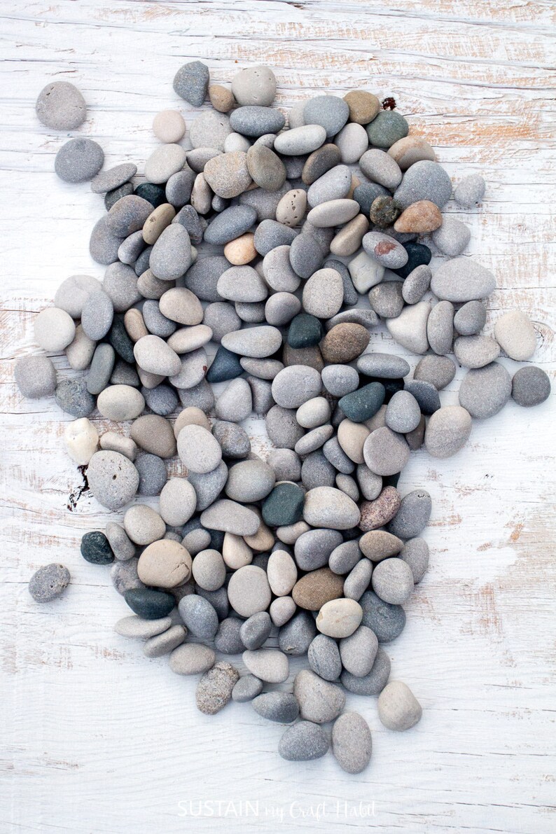 Mini Beach Pebbles 200 Bulk Stones Nature Crafts Rock - Etsy Canada