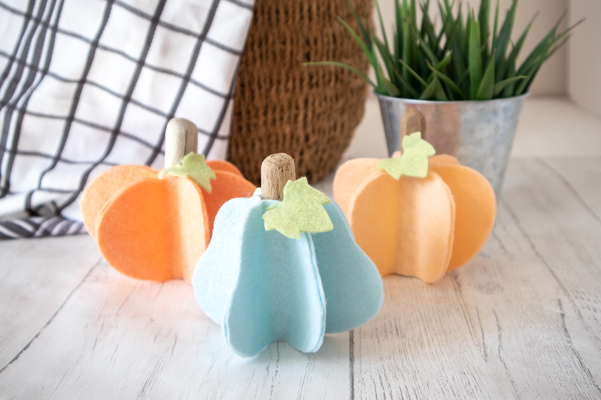 Felt 3D Pumpkin Patterns; SVG PDF Digital Cut File; Printable No-sew ...