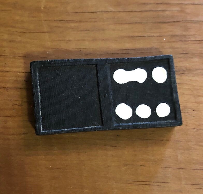 Hand Painted Wooden Dominoes From Japan - Etsy