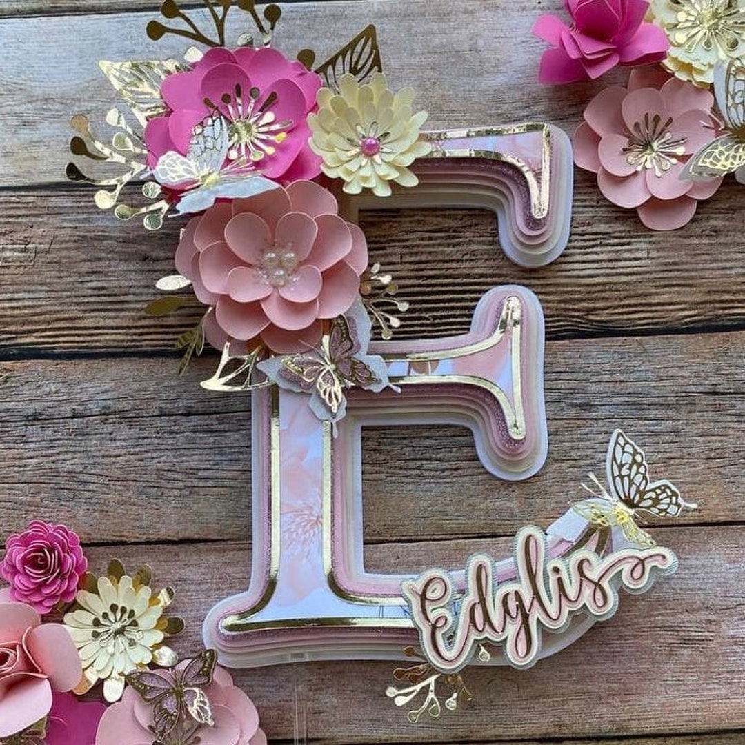 Letter Cake Topper Cake Topper Letter Birthday Cake Topper Letter ...