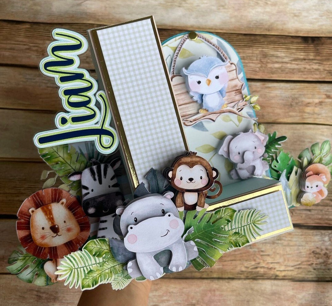Safari 3D Letter/ Safari Decoration/ Baby Animals Decoration/ Jungle 3D ...