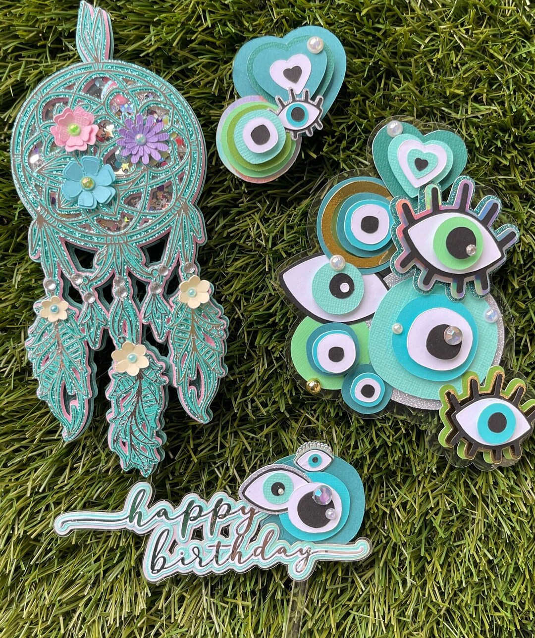 Evil Eye Cake Topper/ Evil Eye Topper/ Evil Eye Birthday - Etsy