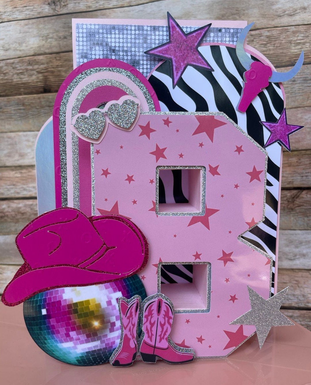 Howdy Cowgirl 3d Letter Disco Cowgirl Birthday Howdy Disco - Etsy