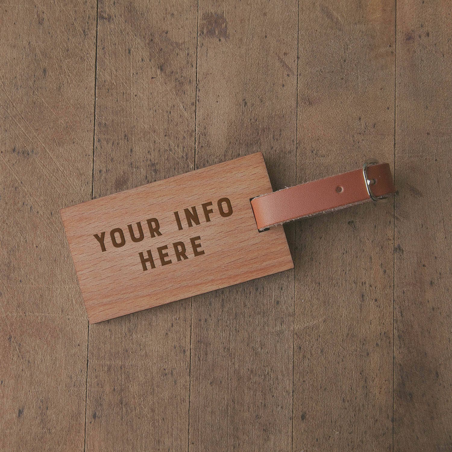 Violin Fiddle - Beautiful Wooden ID Name Tag Custom Made With Your Name ...