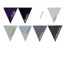 Custom Waving Hand Flag, Triangle Pennant Flag Party Favors, Solid ...