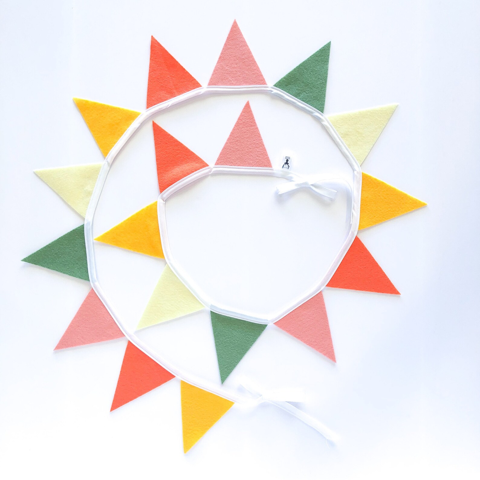 Custom Color Bunting 5 Inch Flags Banner Garland Flags - Etsy