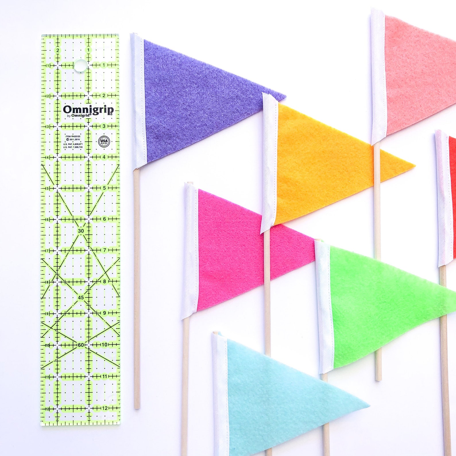 Custom Waving Hand Flag Triangle Pennant Flag Party Favors - Etsy