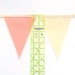 LARGE Custom Color Bunting Banner, Felt Triangle Garland, Custom ...