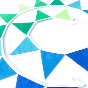 Custom Color Bunting, 5 Inch Flags, Banner, Garland, Flags, Multi Color ...