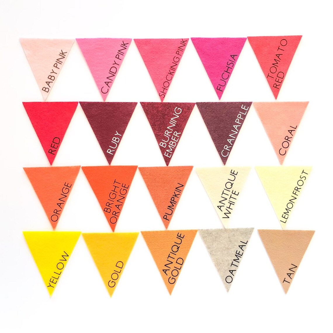 Custom Color Bunting 8 Inch Flags Banner Garland Flags - Etsy