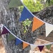 Custom Color Bunting, 8 Inch Flags, Banner, Garland, Flags, Multi Color ...