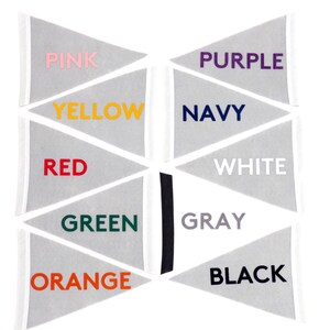 Custom Waving Hand Flag, Triangle Pennant Flag Party Favors, Solid ...