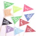 Custom Waving Hand Flag, Triangle Pennant Flag Party Favors, Solid ...