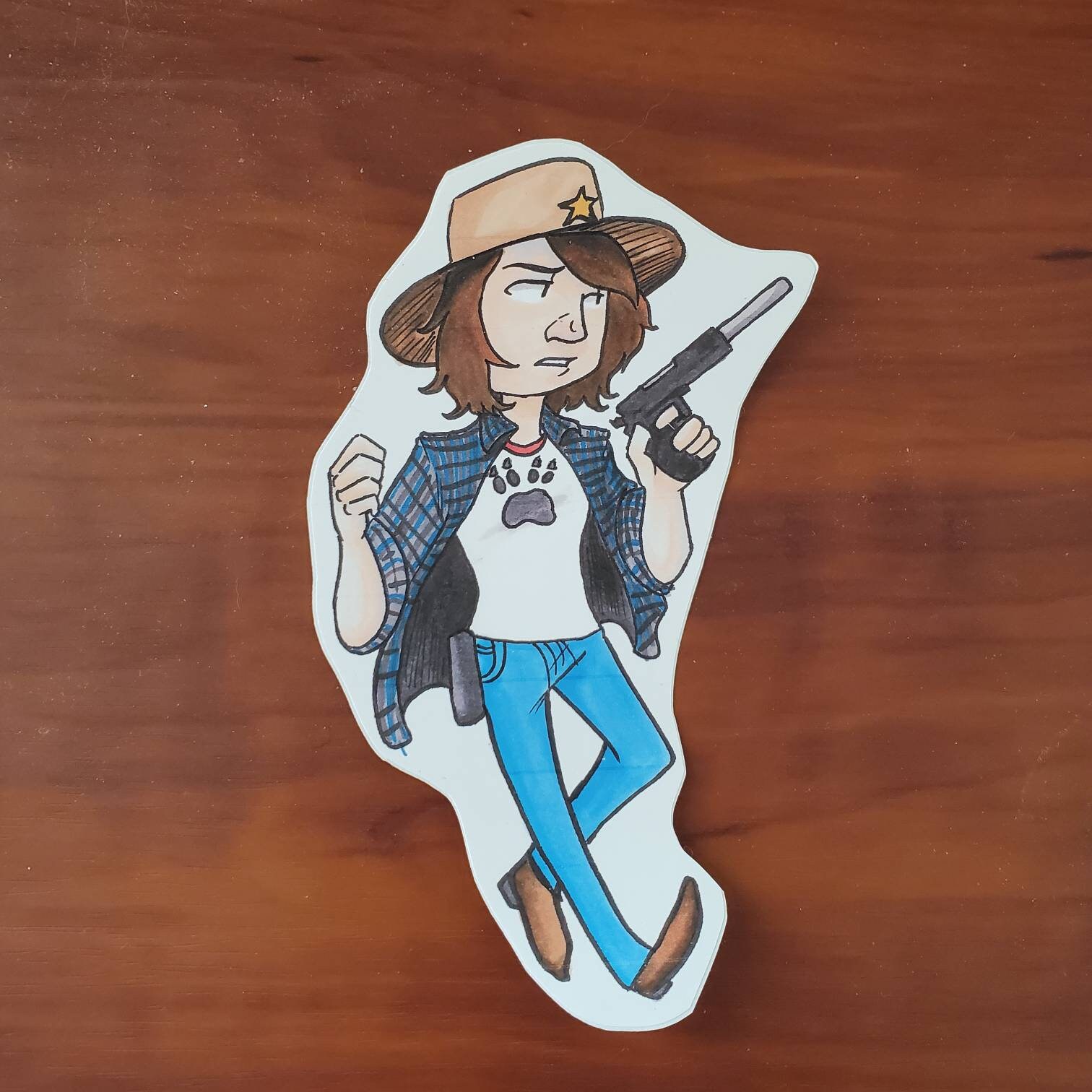 Twd Full Body Stickers Etsy