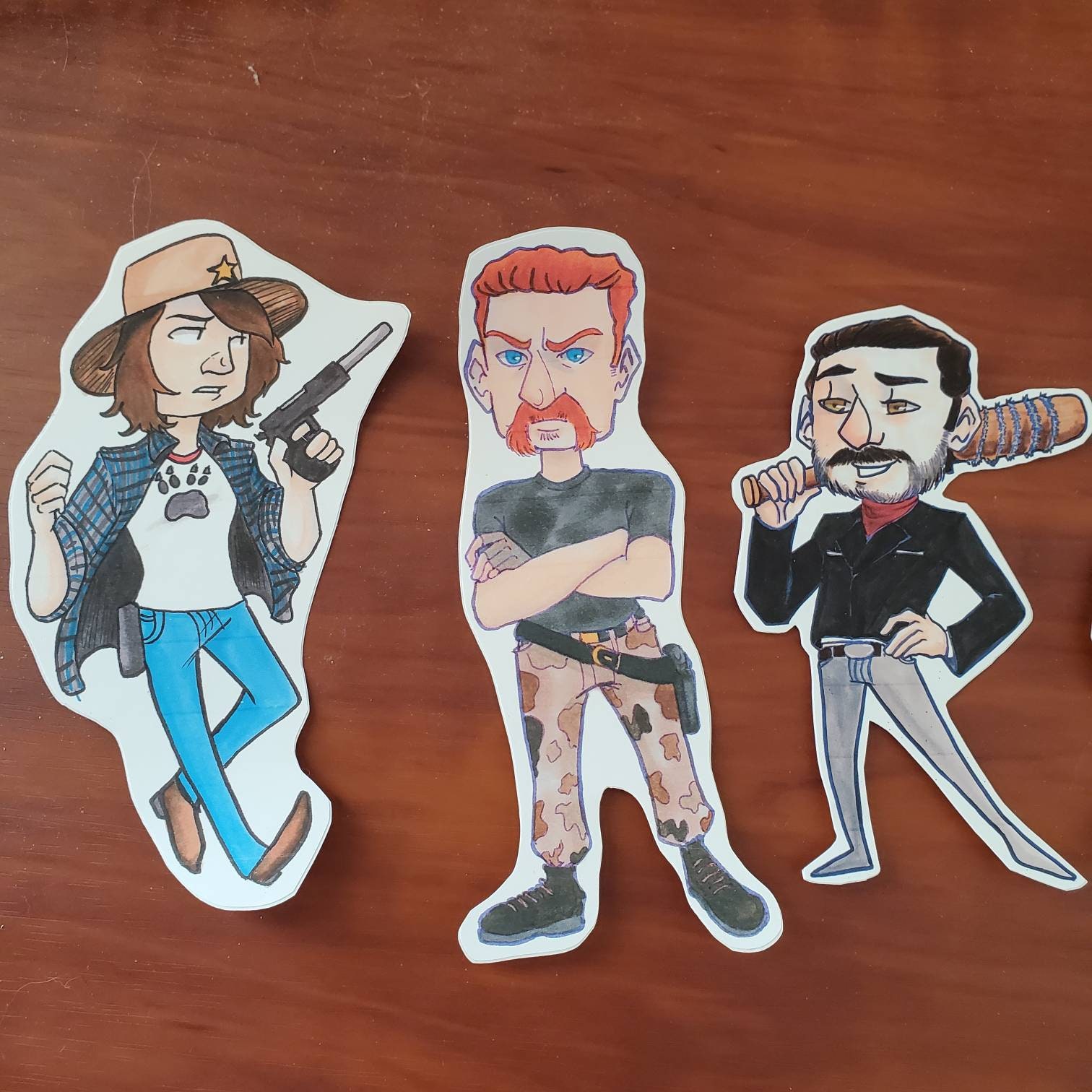 Twd Full Body Stickers Etsy