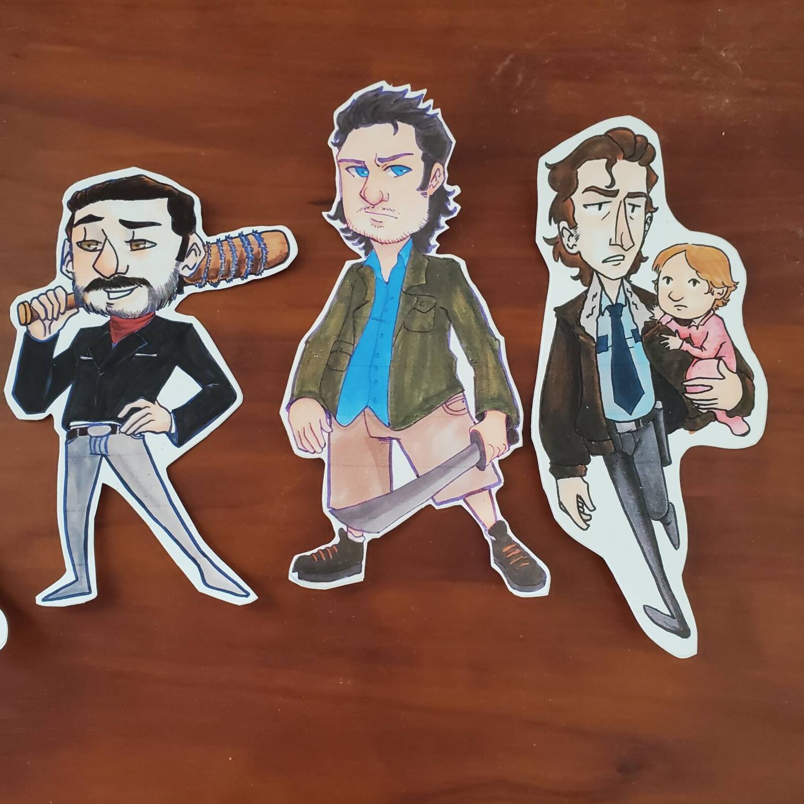 Twd Full Body Stickers Etsy