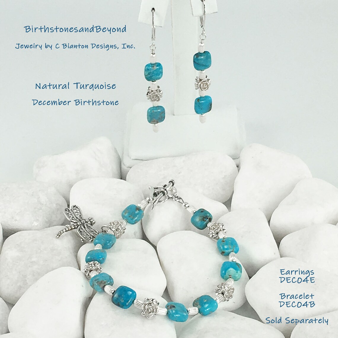 December Birthstone Turquoise Genuine Natural Gemstone Jewelry - Etsy UK