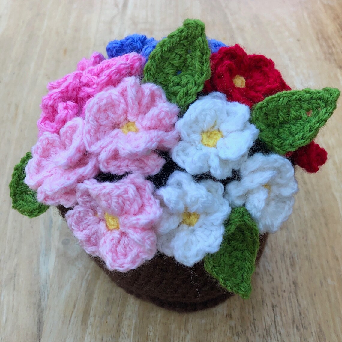 Crochet Primrose Pattern Crochet Flower Pot Pattern | Etsy