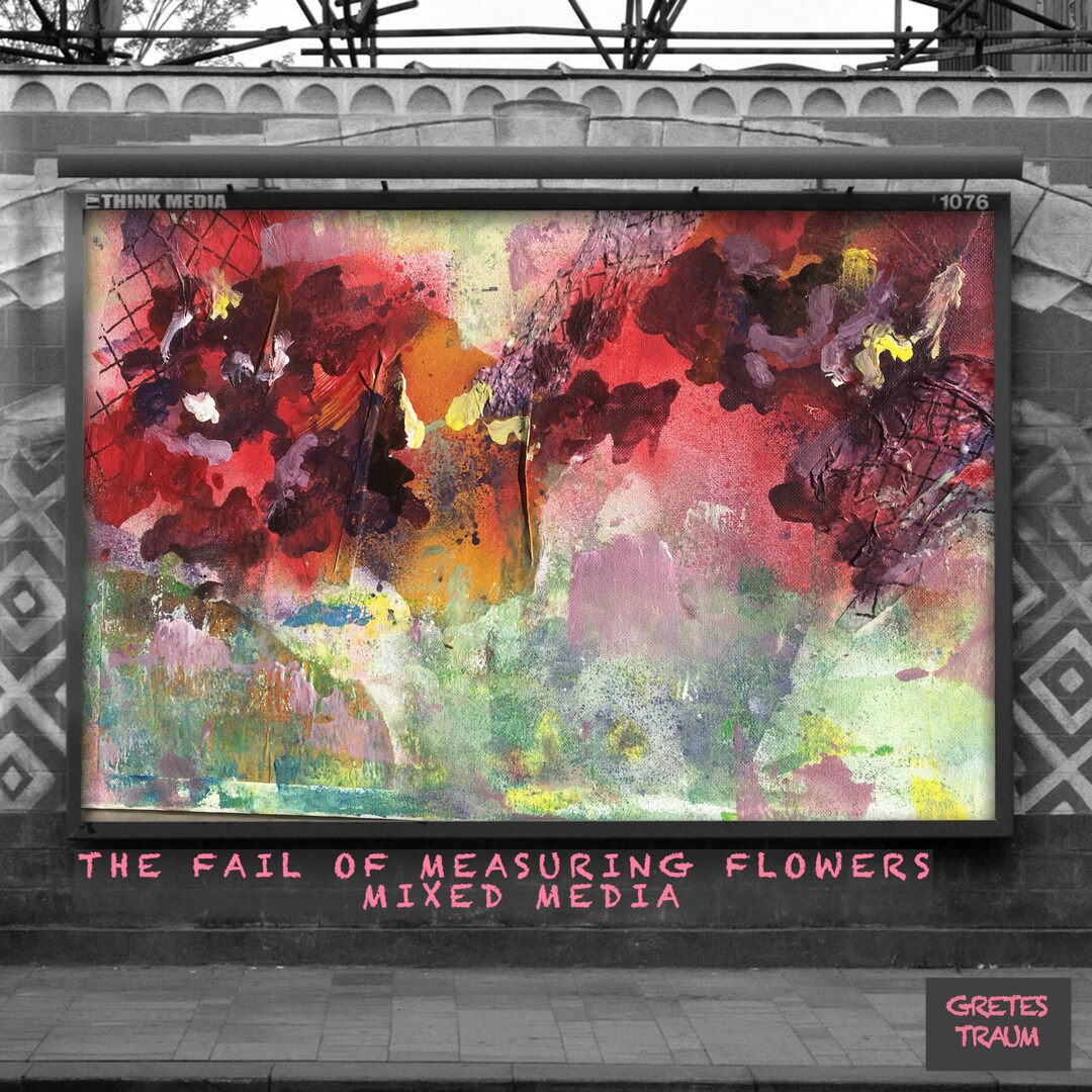 Painting, Original Painting, the FAIL of MEASURING FLOWERS, Unique ...