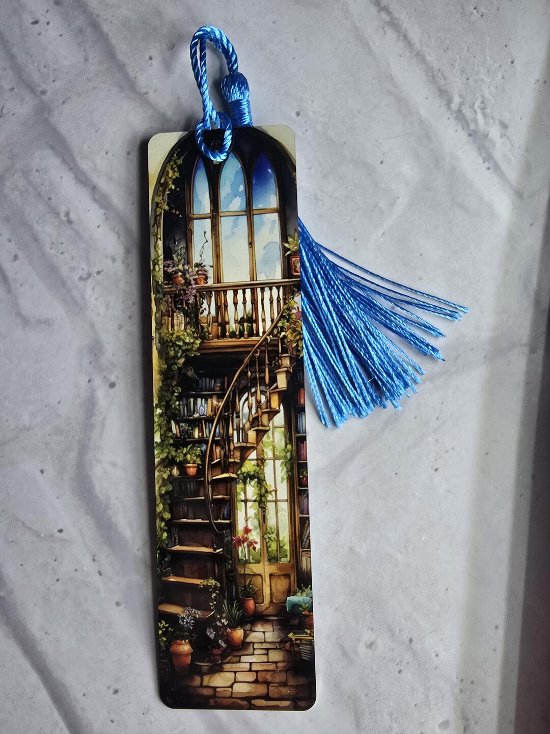 Metal Library Bookmark: Bookworm Reading Nook Gift - Etsy