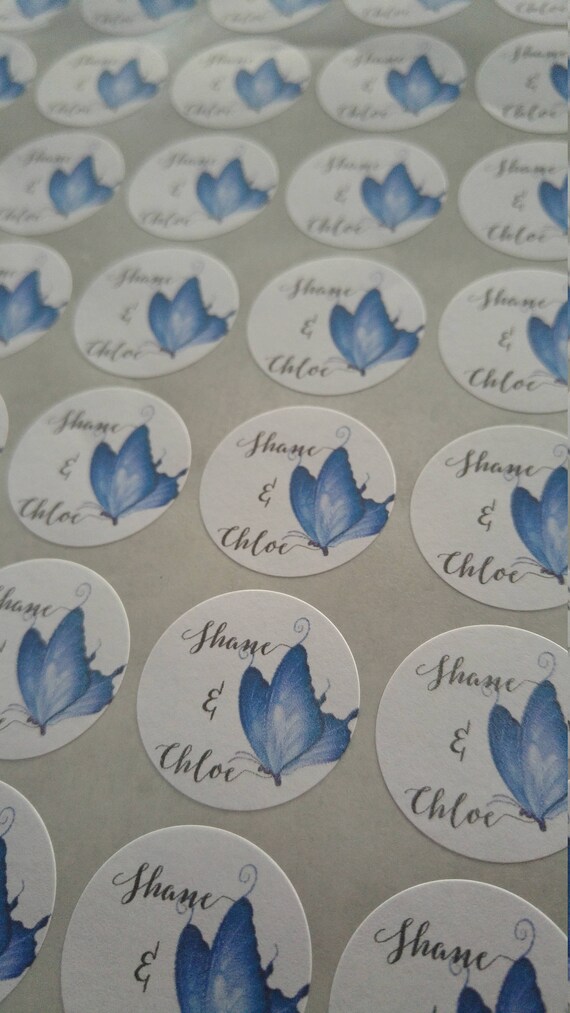 Paper butterfly stickers round Stickers, Labels & Tags Stickers etna.com.pe