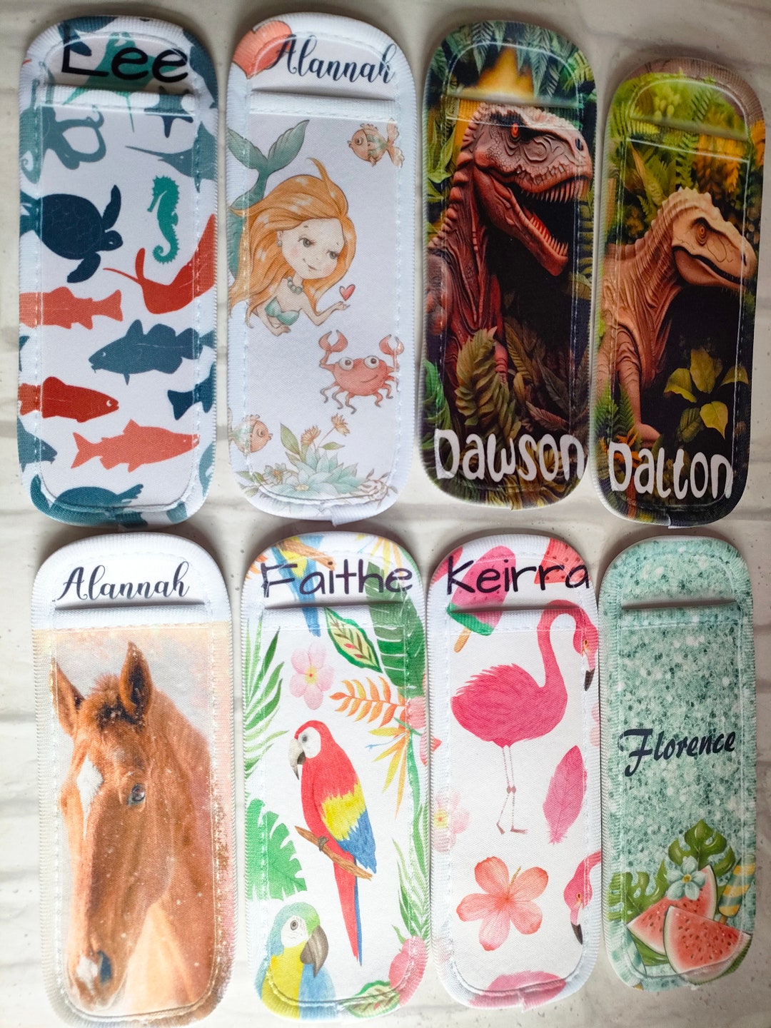 Personalized Ice Pop Holder: Kids Party Favor, Ice Lolly Sleeve - Etsy