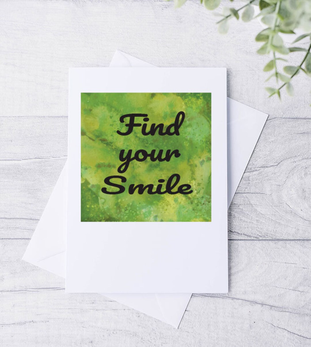 Motivational Quote Greetings Card | Wellbeing Awareness Gift Card ...