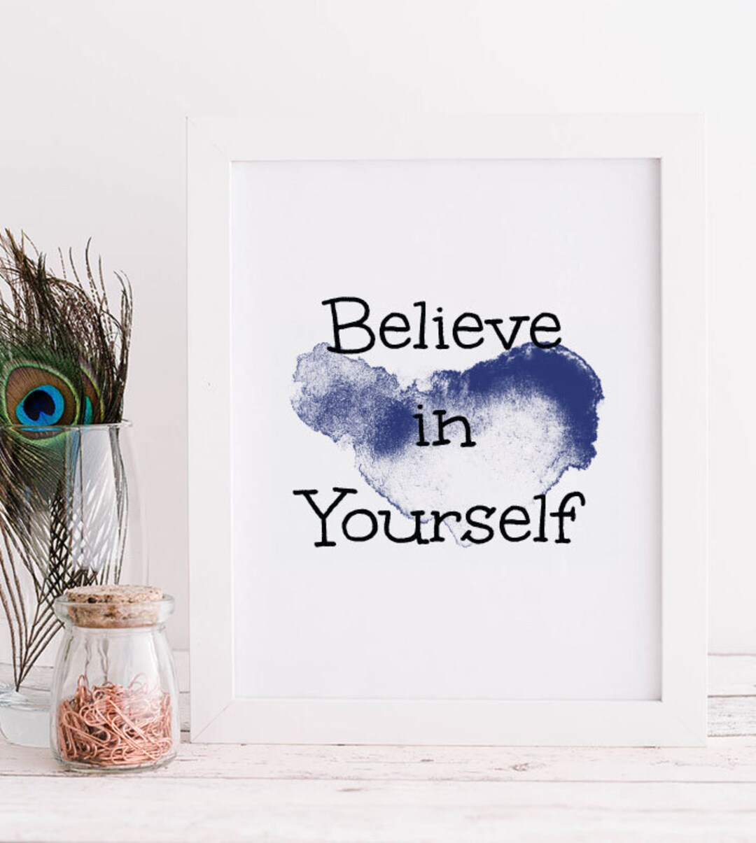 Motivational Quote Wall Decor | Wellbeing Quote Print | Inspirational ...