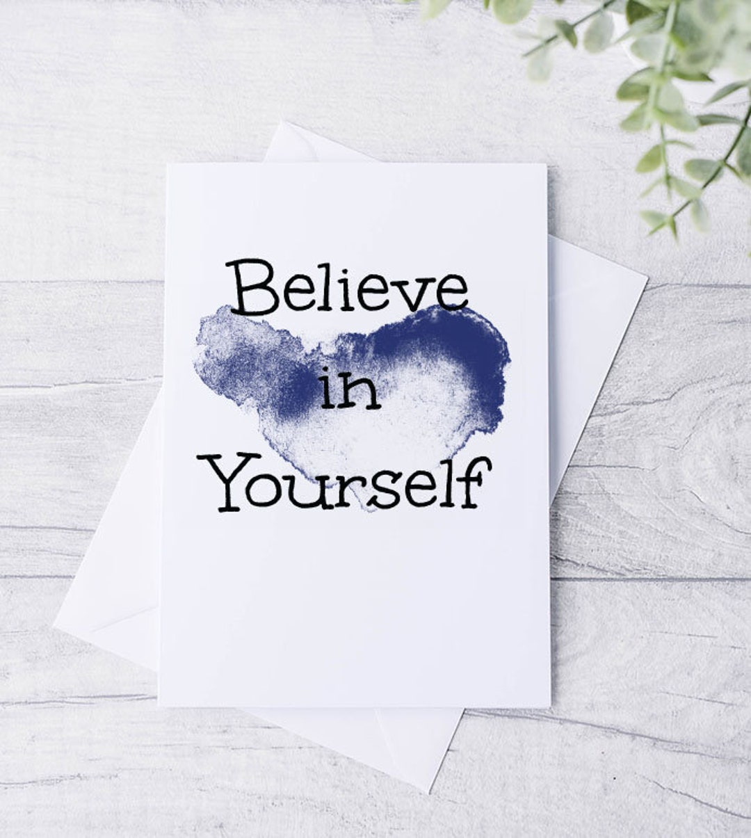 Motivational Quote Greetings Card | Wellbeing Awareness Gift Card ...