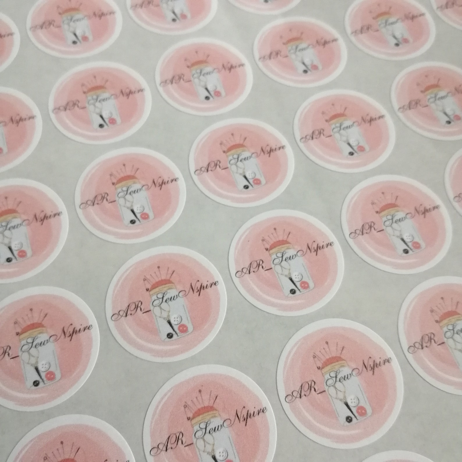Personalised Business Logo Stickers | Tissue Envelope Seals | Labels ...