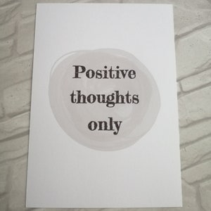 Motivational Quote Wall Decor Wellbeing Quote Print Inspirational A4 ...