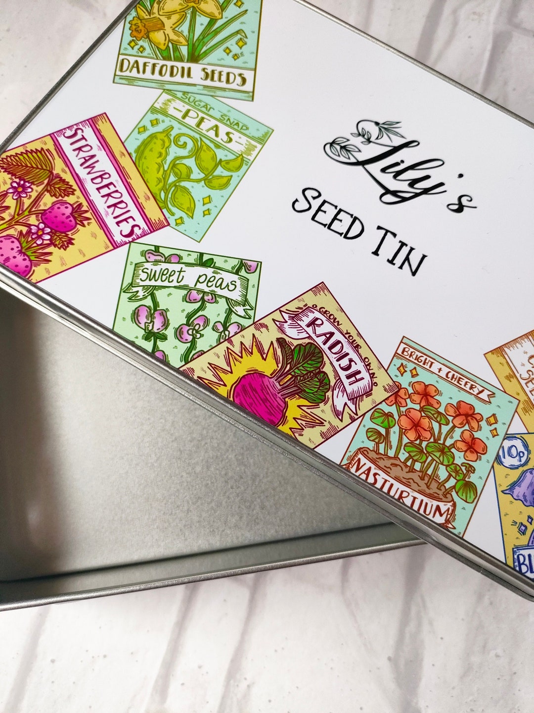 Gardeners Tin | Seed Tin | Granddad Gift Tin | Allotment Gift | Safe ...