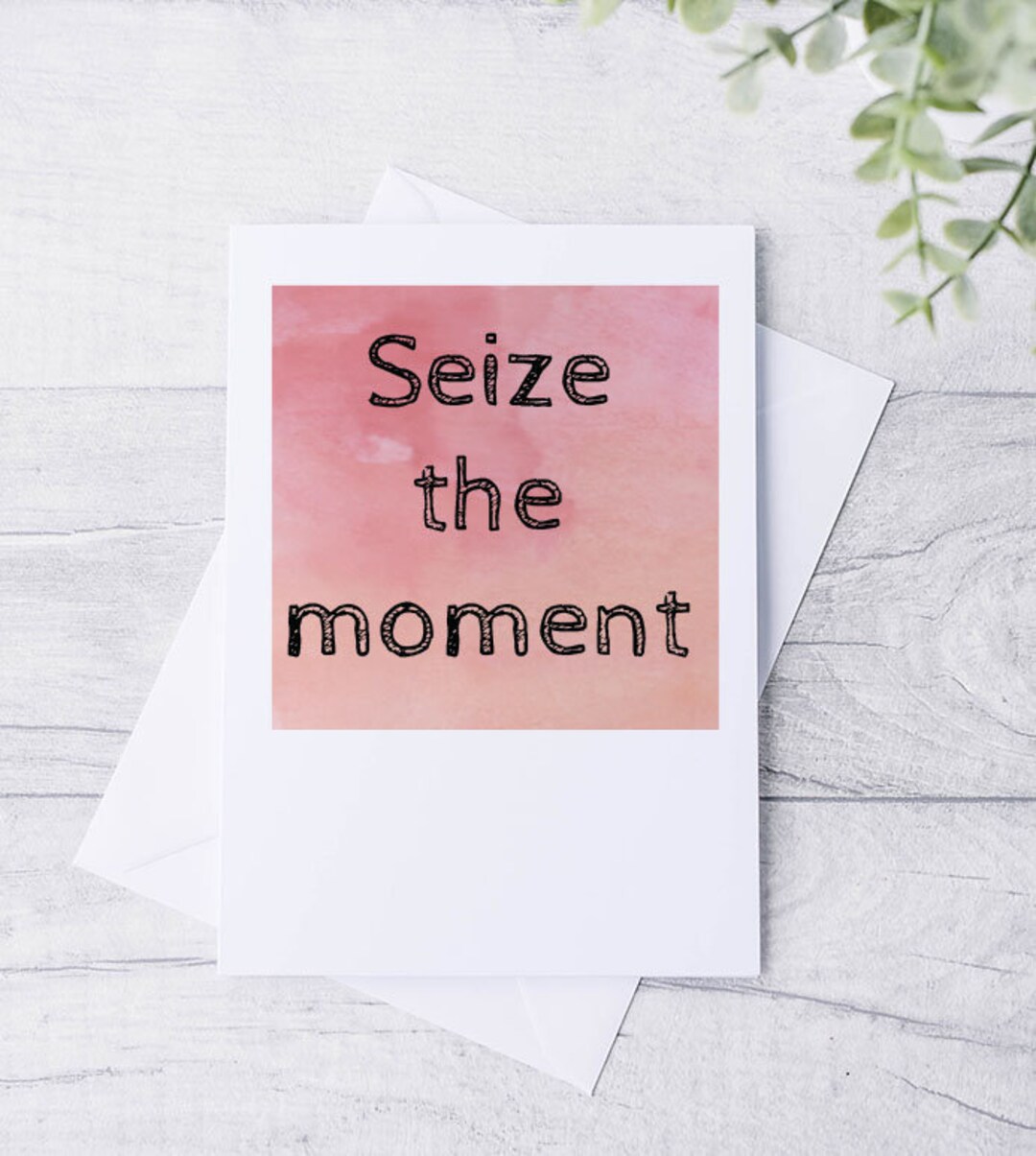 Motivational Quote Greetings Card | Wellbeing Awareness Gift Card ...