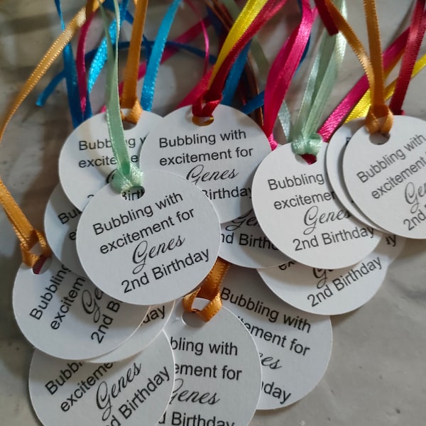Bubble Tags - Etsy