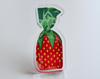 Sweet Nostalgia Enamel Pins Lapel Pin Candy Strawberry Chocolate - Etsy