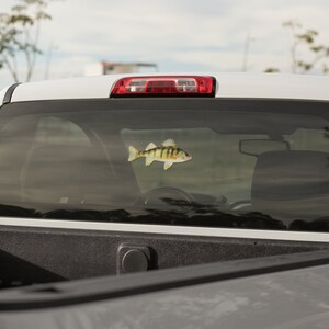 Yellow Perch Decal, Yellow Perch Sticker, Yellow Perch - Etsy