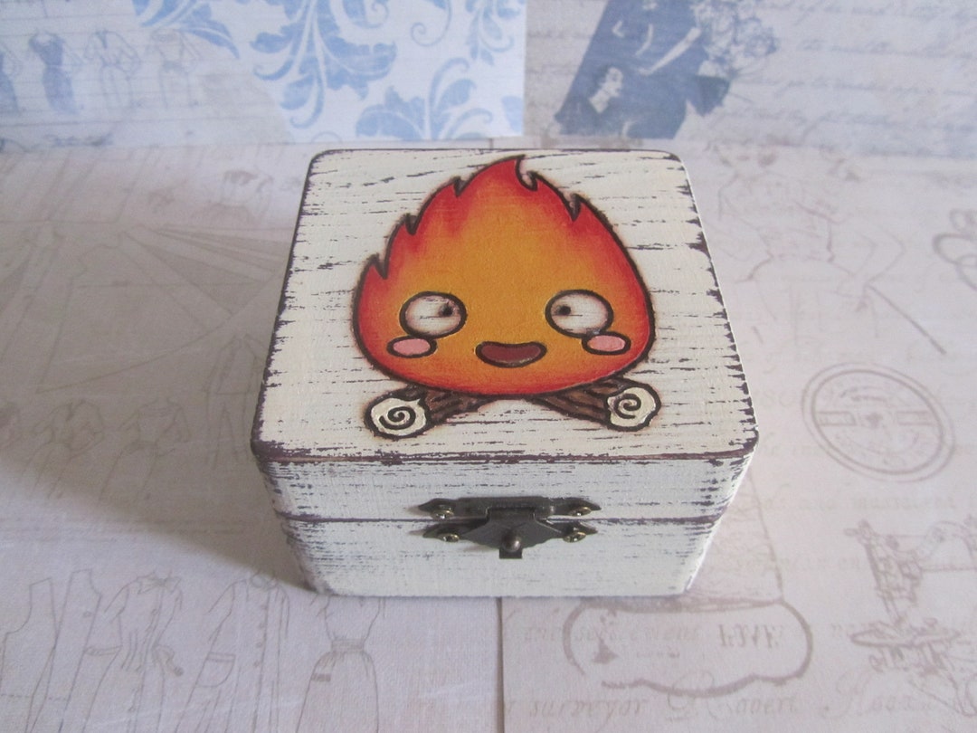 Calcifer-inspired Little Box // Ghibli Howl's Moving Castle - Handmade ...