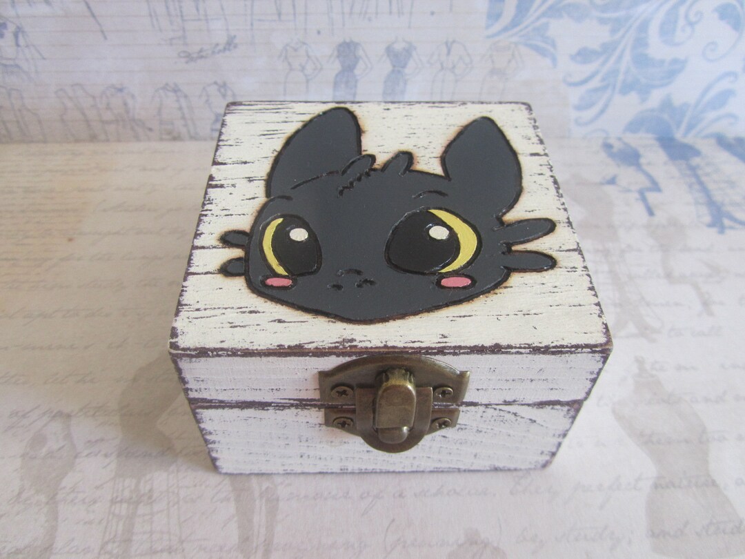 Toothless-inspired Little Box // How to Train Your Dragon - Handmade ...