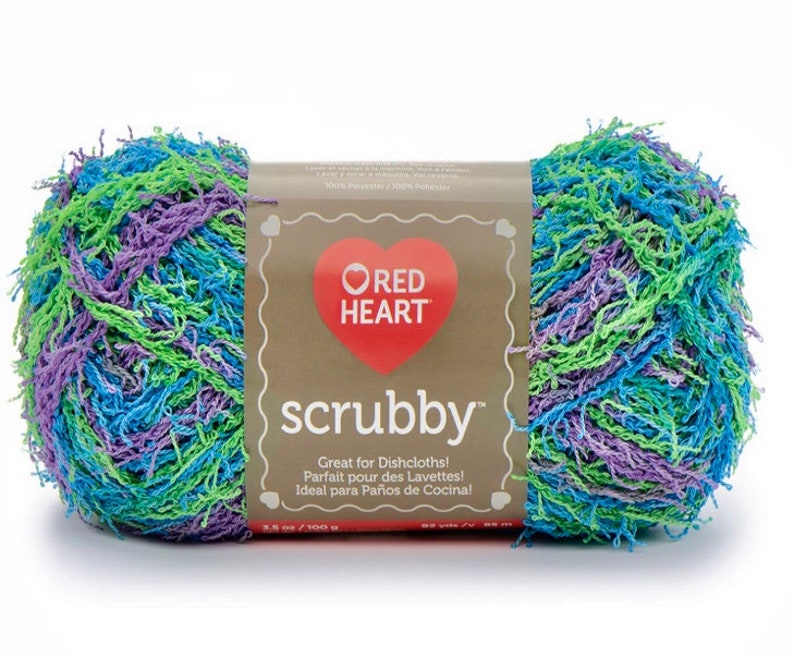 Set of 5 Kitchen Scrubbies: Reusable Cotton & Polyester Pot Scrubber - Etsy