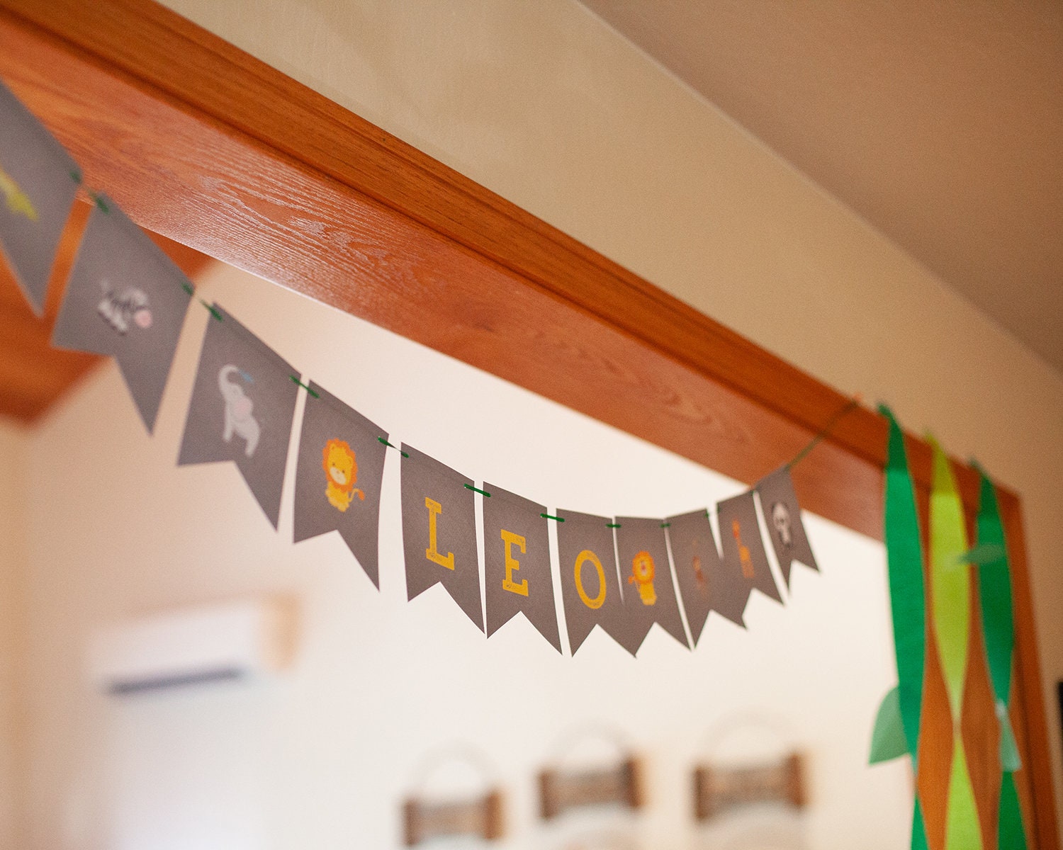Jungle Animal DIY Printable Pennant Banner, - Etsy