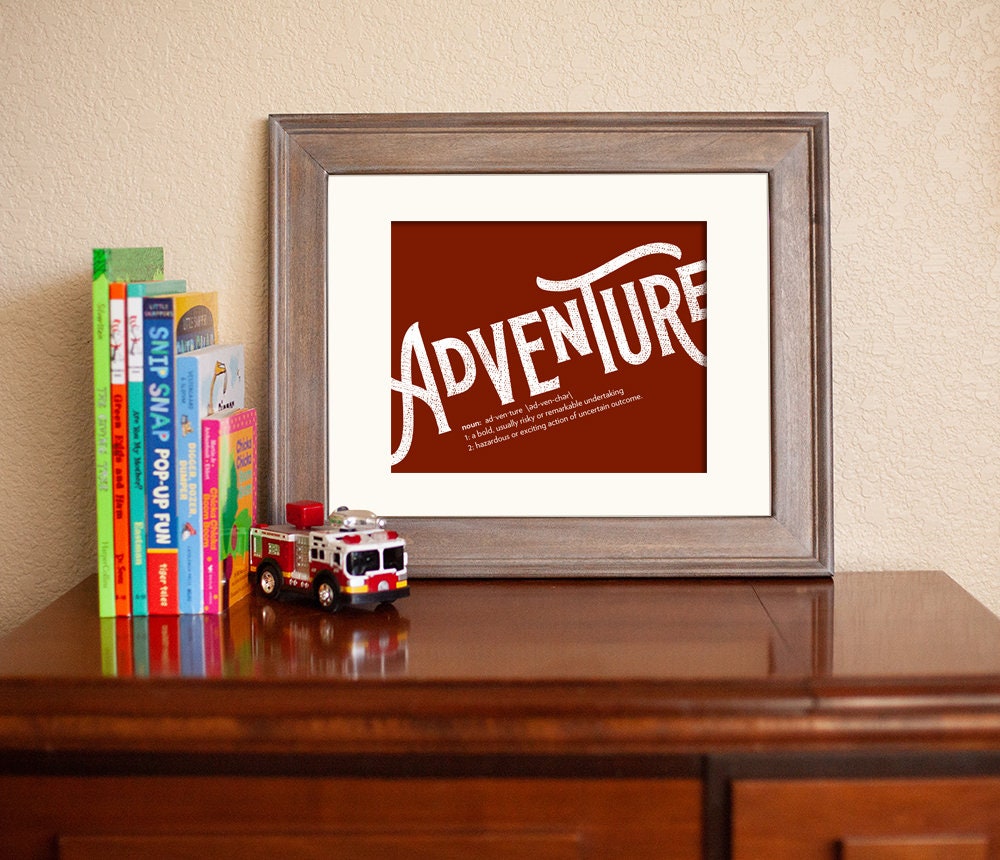 Adventure Explore Discover & Wonder Set of 4 Graphic | Etsy