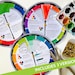 Color Wheel Printable Project, Art Worksheet, DIY Color Wheel Spinner ...