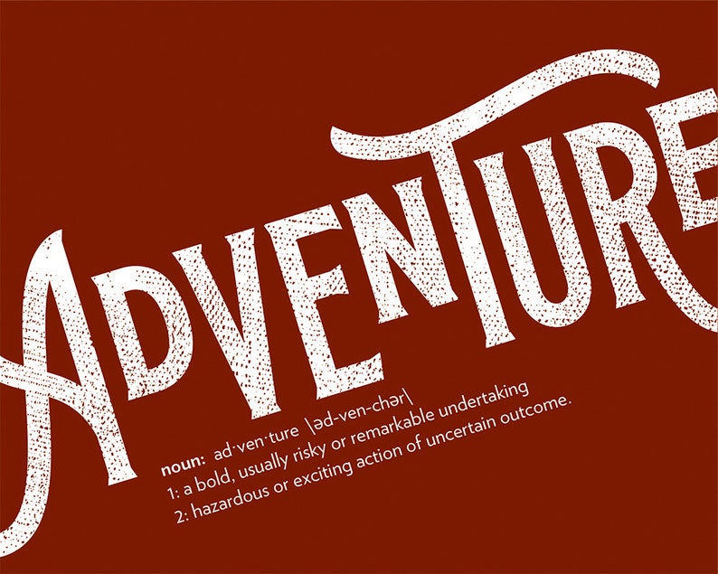 Adventure Explore Discover & Wonder Set of 4 Graphic - Etsy