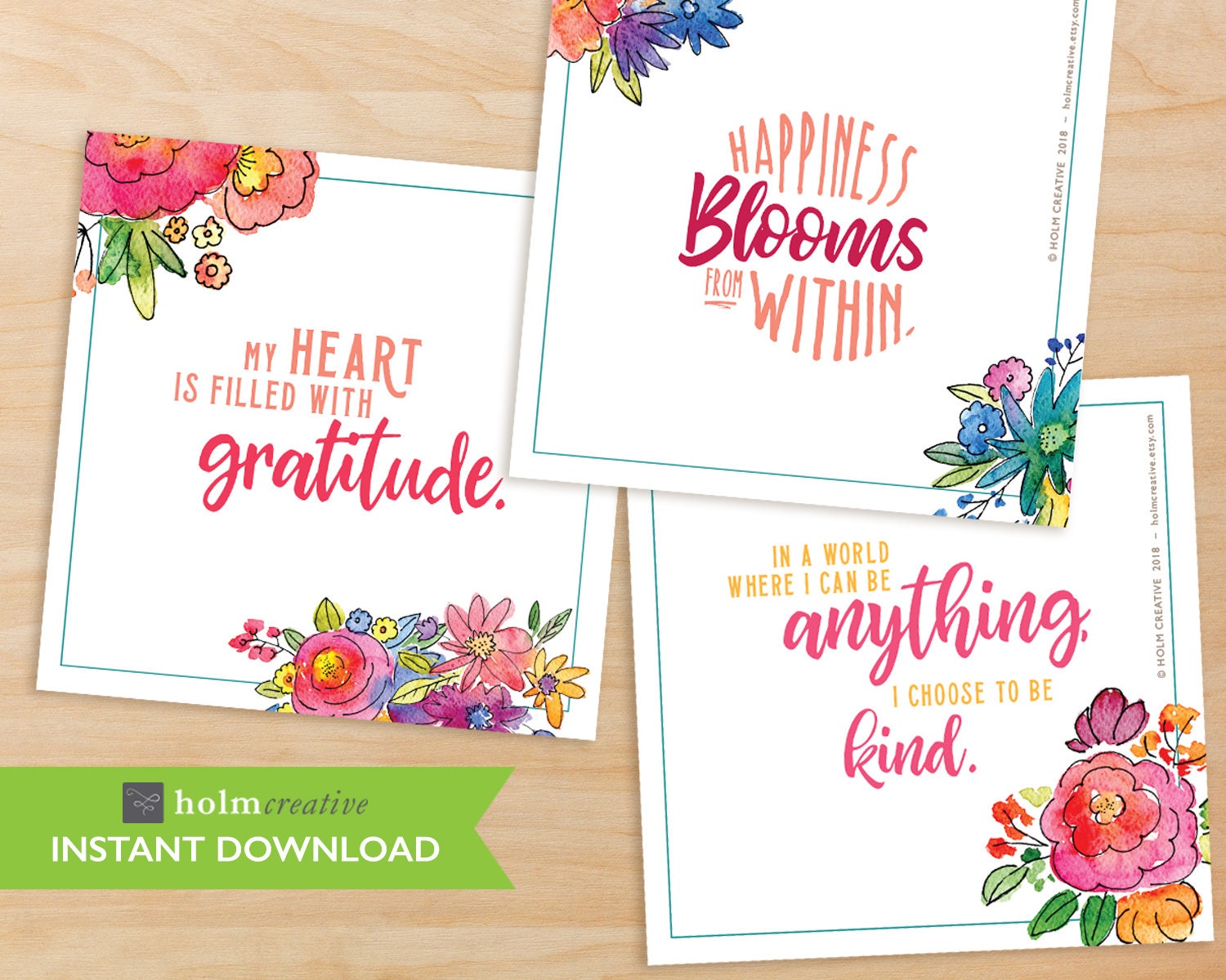 Kindness Cards Growth Mindset Affirmation Cards Printable Files Mantras ...
